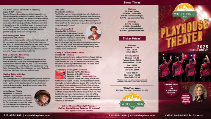 Dinner Theater - White Pines Lodge